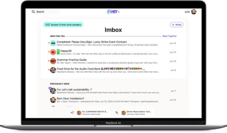 HEY E-Mail punktet mit Ihren Sicherheitsfunktionen | coolsten
